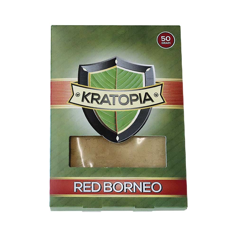 kratopia kratom -50 gram- red borneo – Smartshop Mythtopia